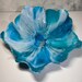 Customizable Resin Art Flower Shape Bowl, Sculpture Bowl, Vibrant ...