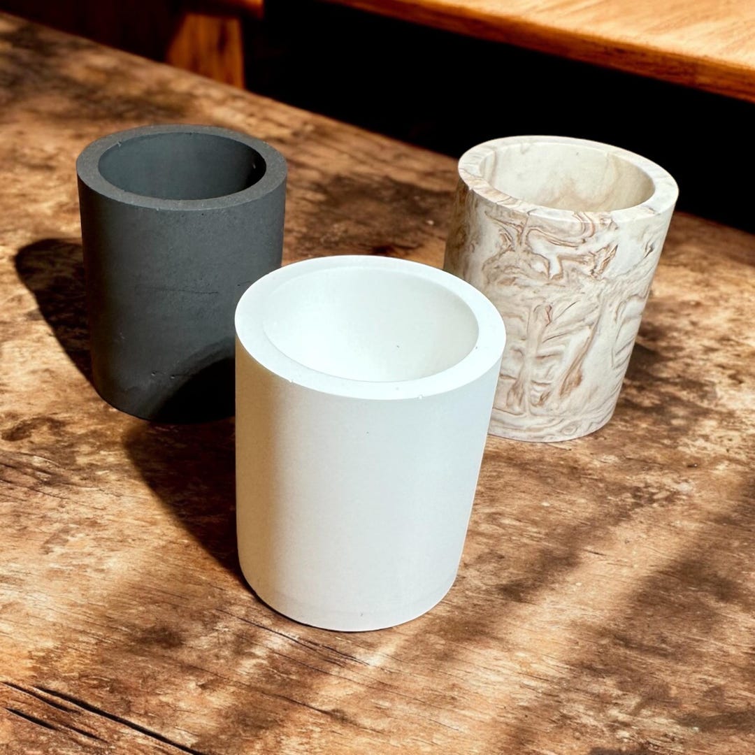 Mini Cylinder Cup - Luxe Home Decor, Customizable, Eco-friendly ...
