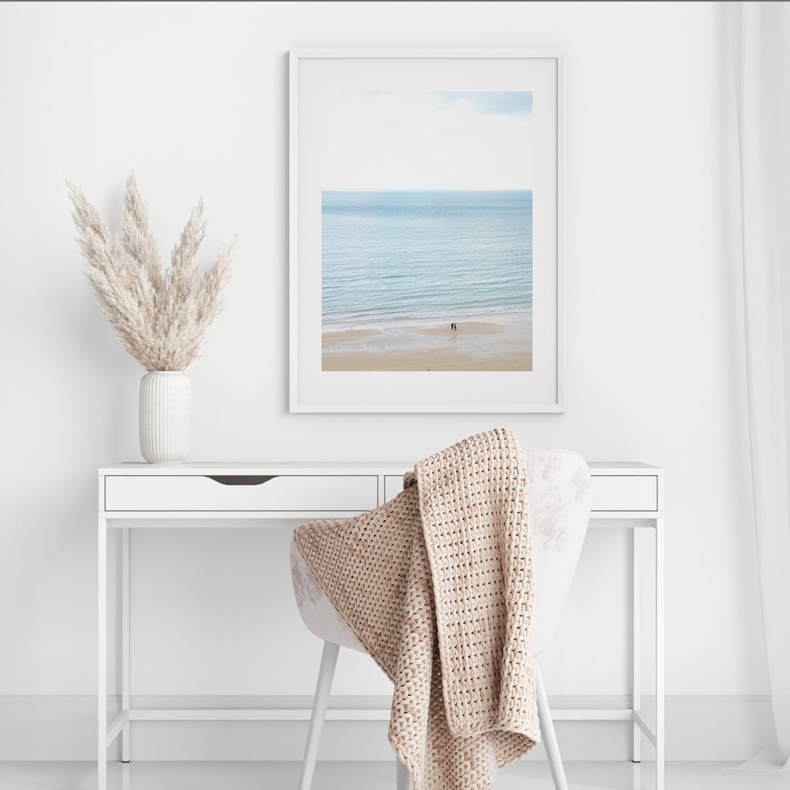 Original Beach Photography, Sea Photography, Blue Sea Scape Art, Beach ...