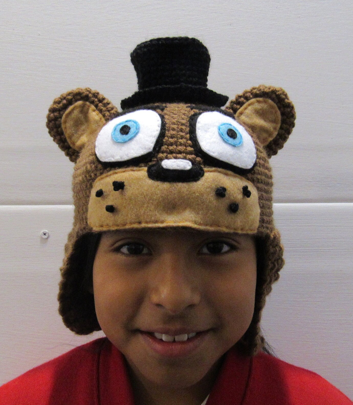 Ultra Cool Five Nights at Freddys, FNAF, Freddy Inspired Crochet Hat ...
