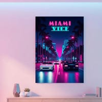 Miami Neon Sign, Bar Neon Sign, Retro Miami Neon Sign Decor, Miami City ...