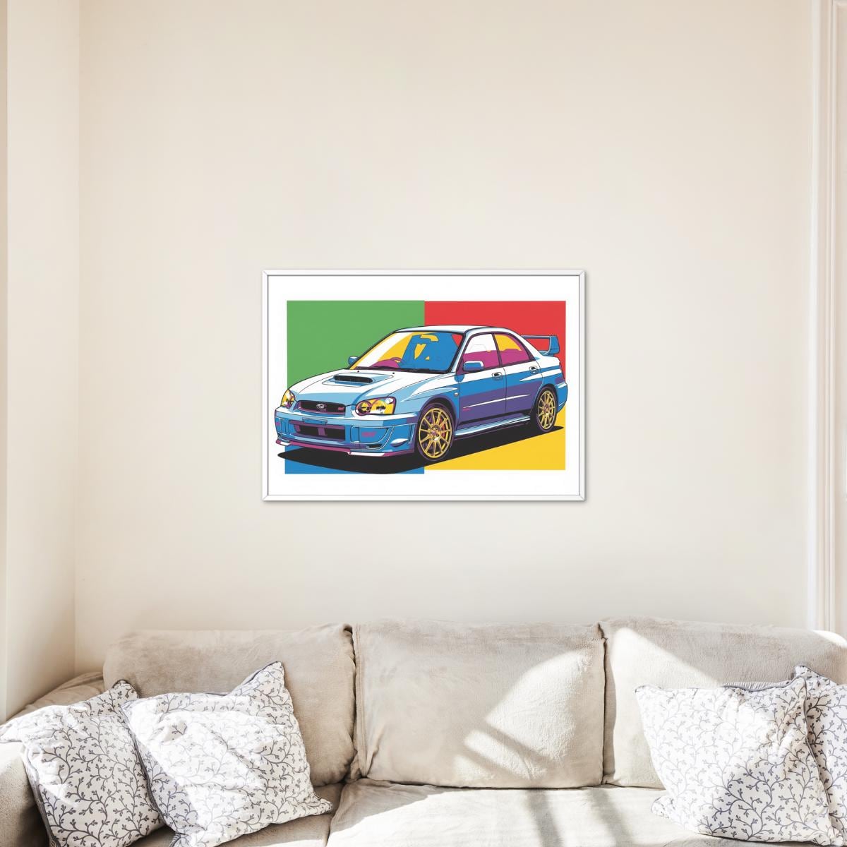 Pop Art Subaru Impreza WRX STI Poster: JDM Car Art - Etsy