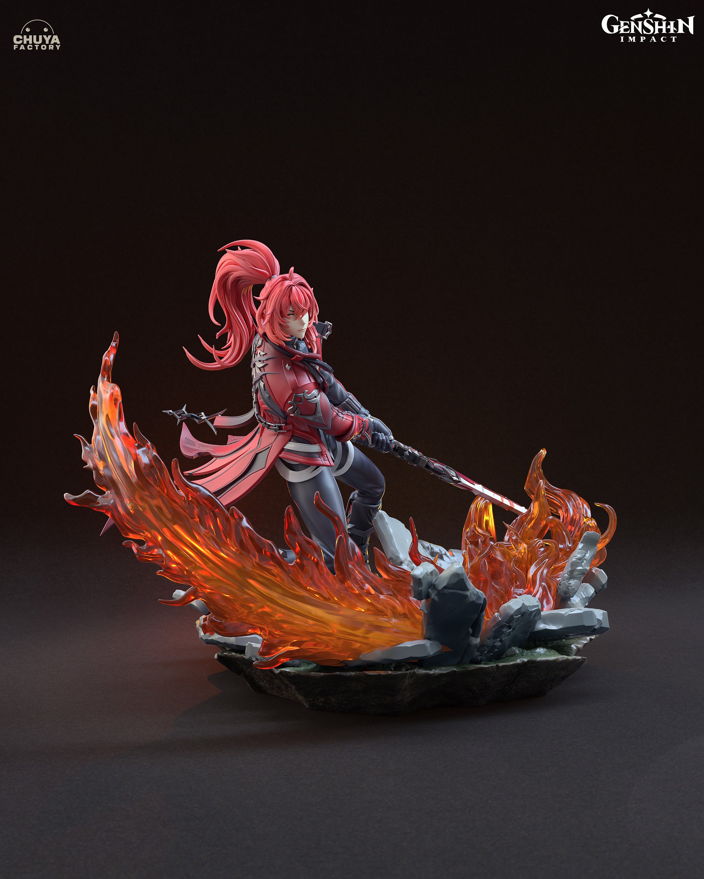 Diluc Action Figure Resin 3D Printed Genshin Impact 3D - Etsy Canada