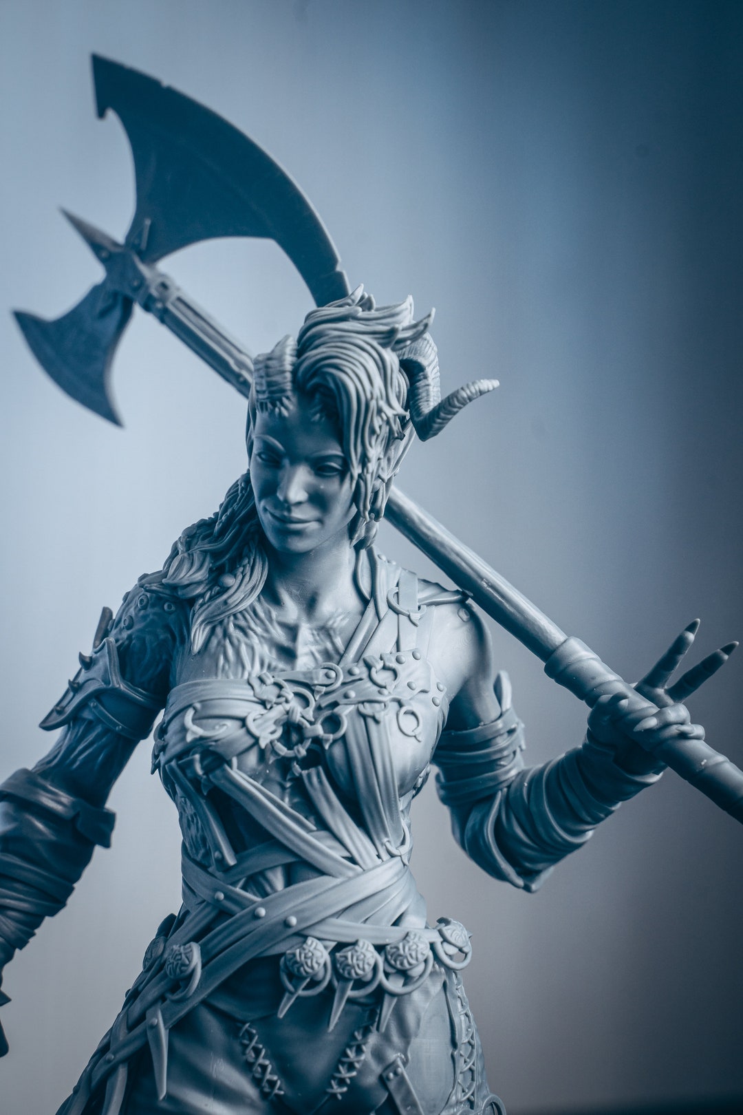 Karlach Action Figure Resin 3D Printed Baldur's Gate 3D Model Free ...