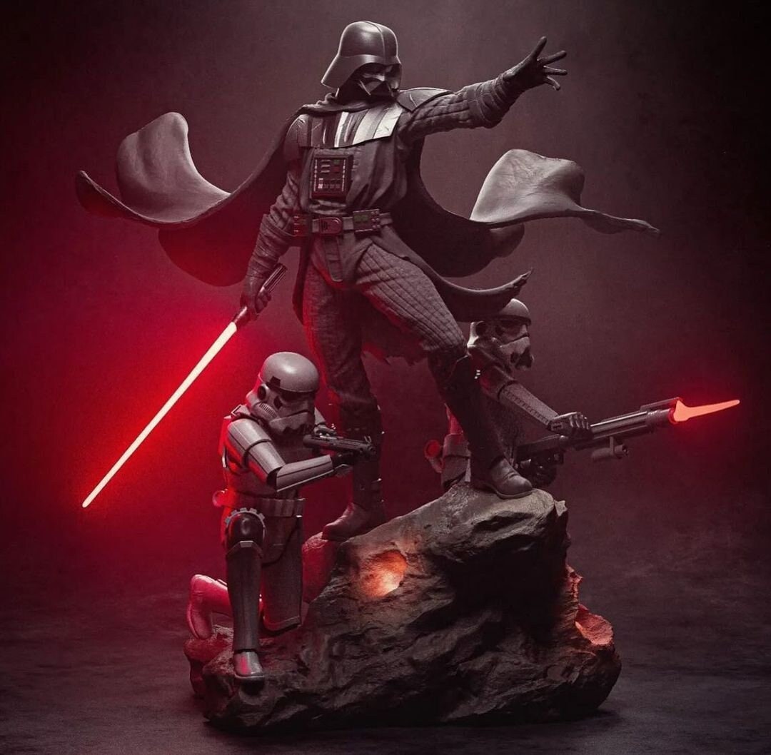 Dars Wader Diorama 3D STL File for 3D Printer 3D Print Model Gift Movie ...