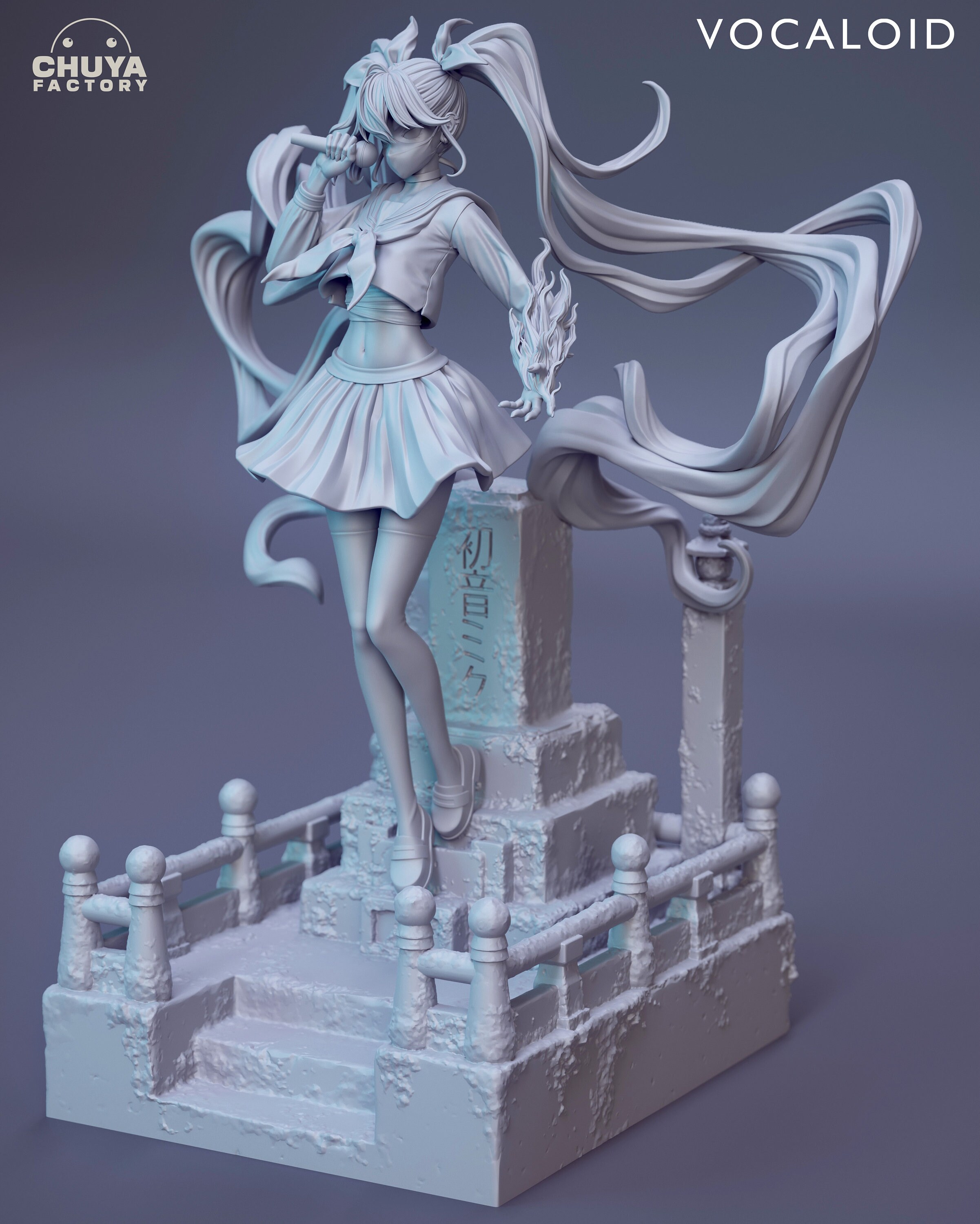 3D Printed Hatsune Miku Free Shipping - Etsy