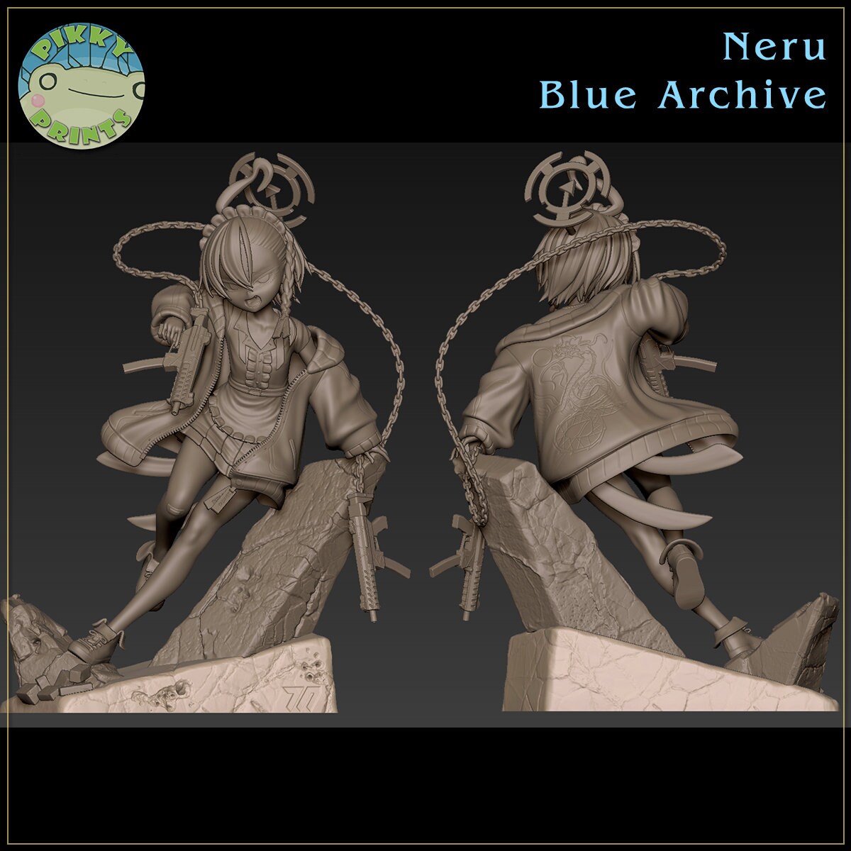 Neru 3D STL File for 3D Printer 3D Print Model Gift Movie Lover Action ...