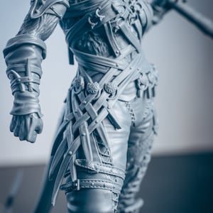 Karlach Action Figure Resin 3D Printed Baldur's Gate 3D Model Free ...