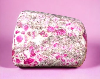 Tumbled Ruby in Matrix Hand Tumbled in India Meditation - Etsy