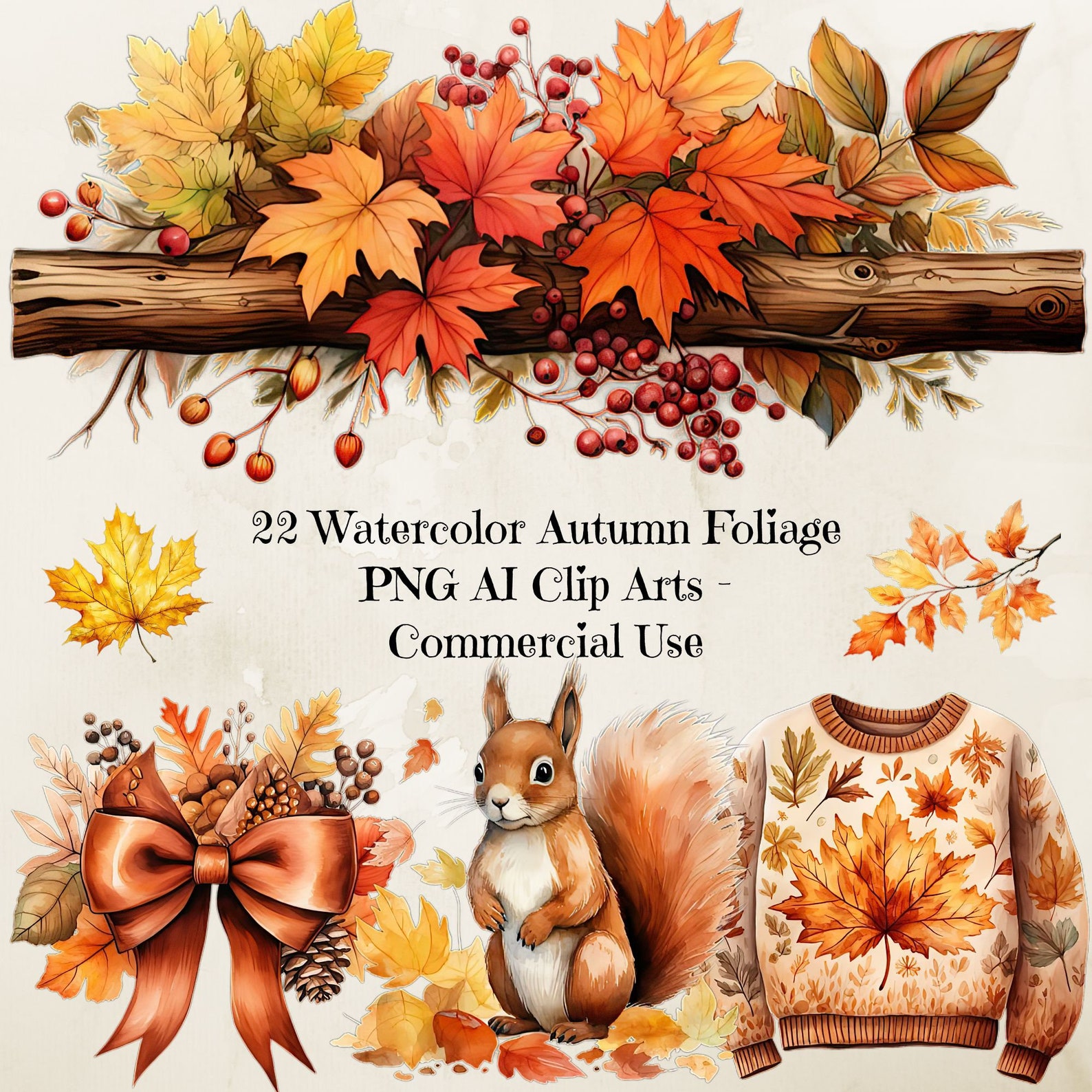 Fall Foliage Clipart, Autumn Leaves Png, Autumn Foliage Clipart ...