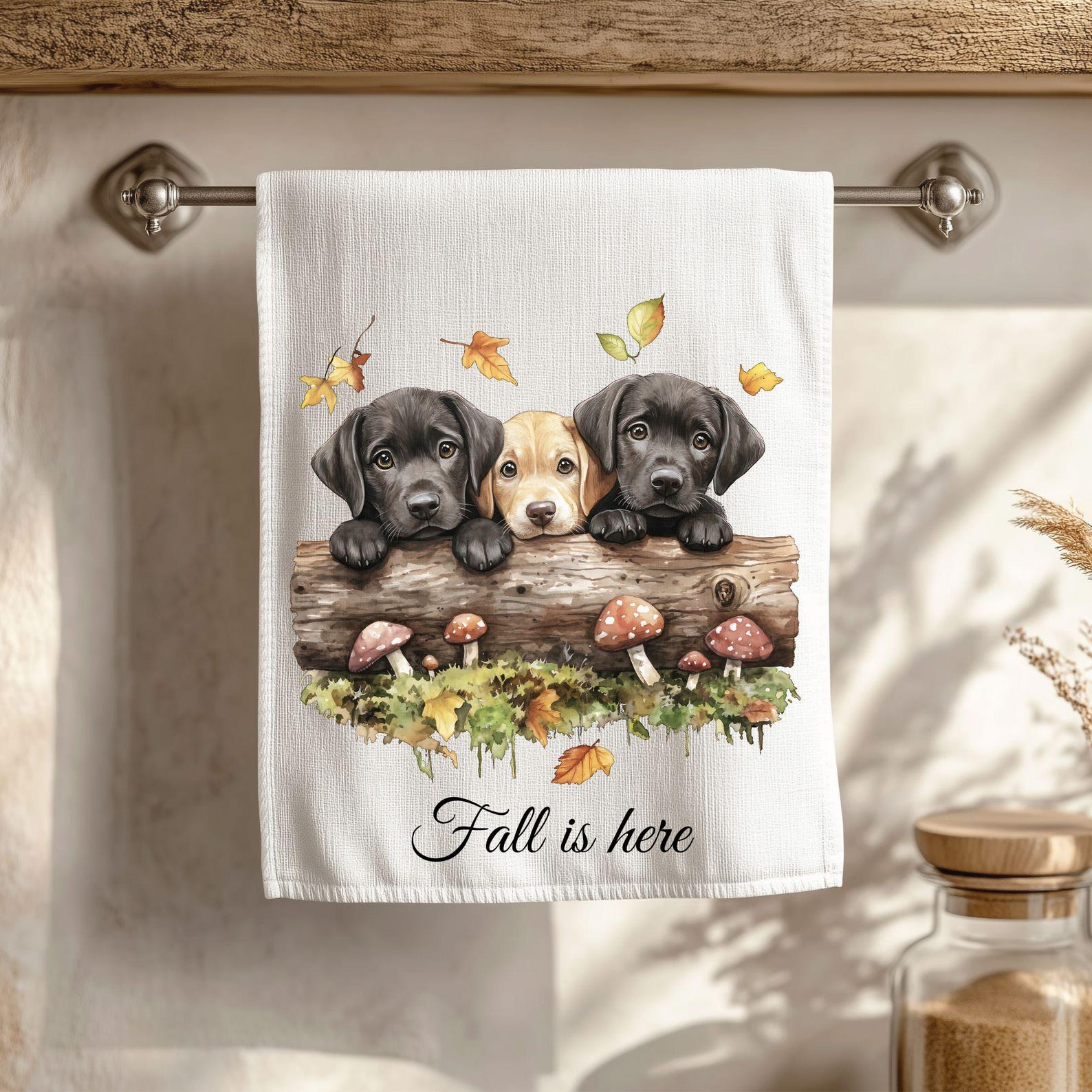 Fall Dog Clipart, Cozy Autumn Dogs Graphics, Cute Fall Dog ...