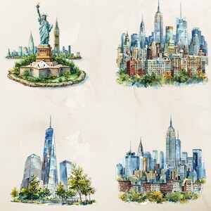 New York City Clipart, Nyc Clipart, New York Travel Clip Art, New York ...