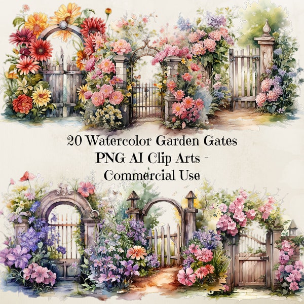 Rustic Garden Gate - Etsy