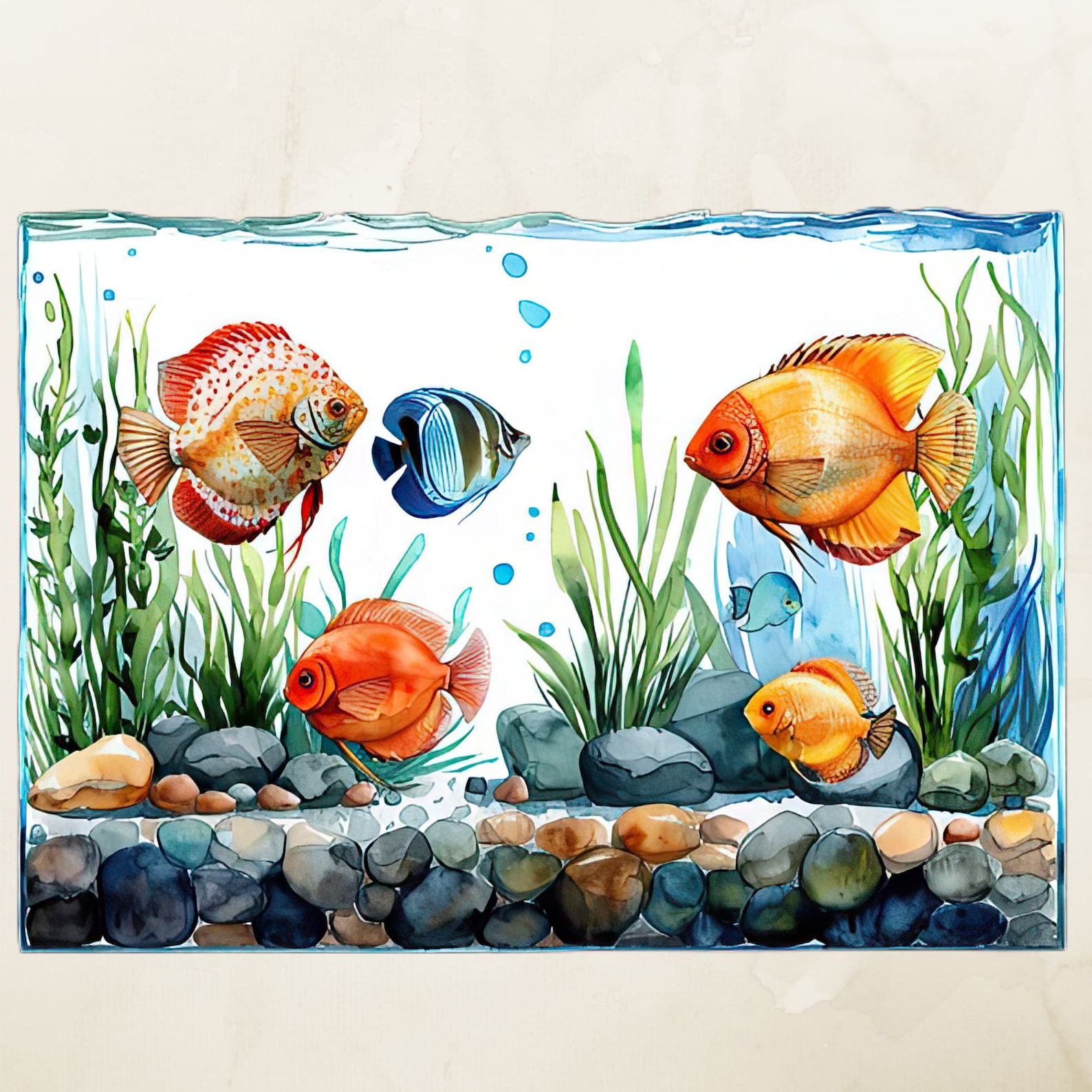 Fish Tank Clip Art, Goldfish Bowl, Fish Bowl Png, Png Sublimation, Fish ...