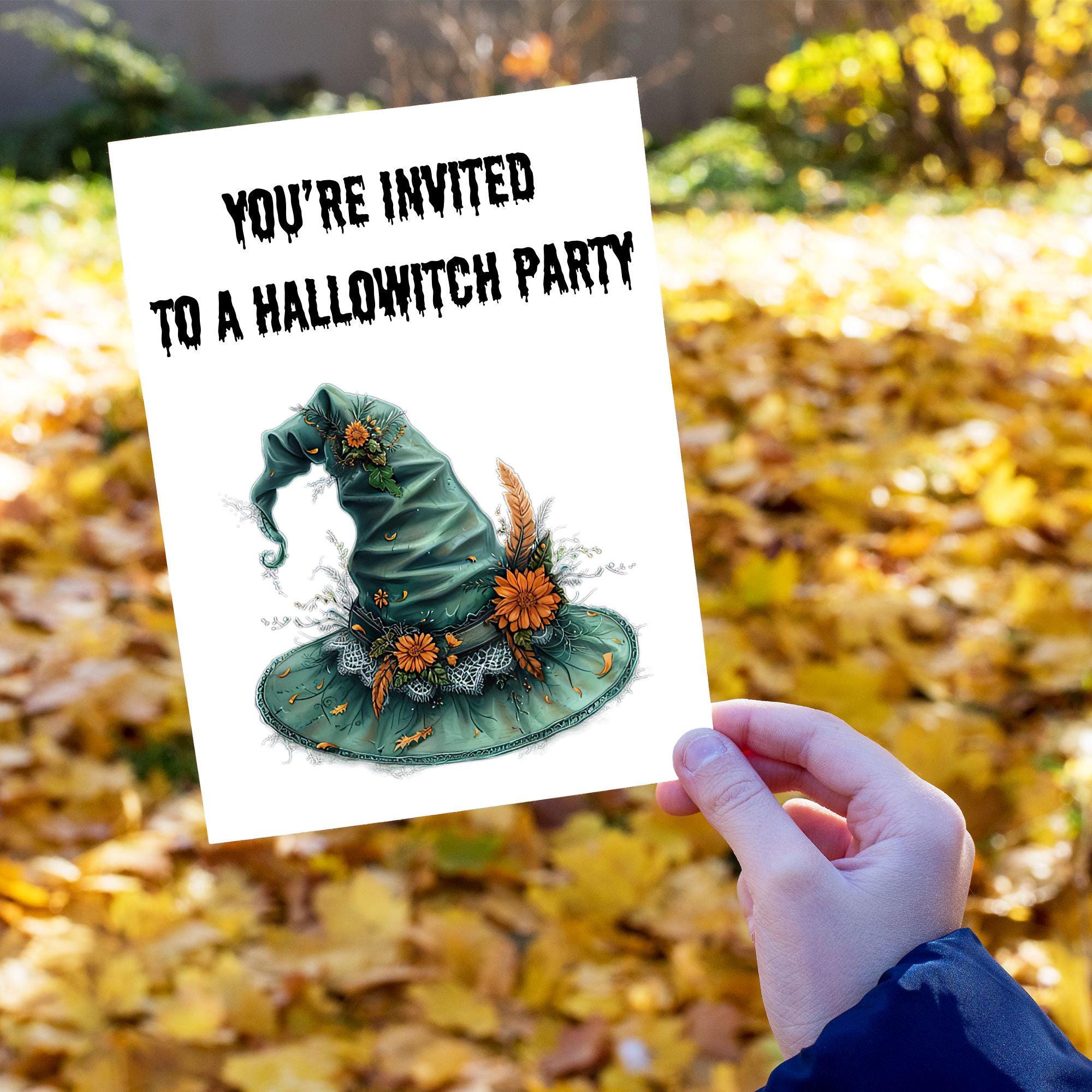 Watercolor Halloween Witch Hat Clipart, Halloween Png Clipart ...