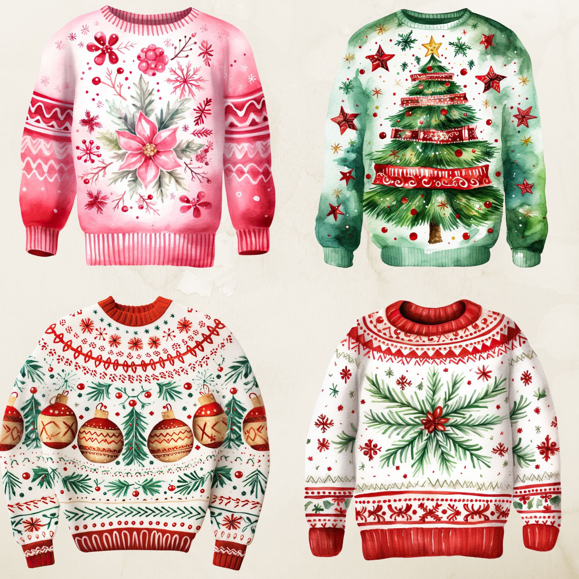Ugly Sweaters Png Clipart, Christmas Jumper Png Clipart, Christmas Png ...