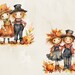 Watercolor Scarecrow Clipart Bundle Scarecrow Clipart Autumn - Etsy