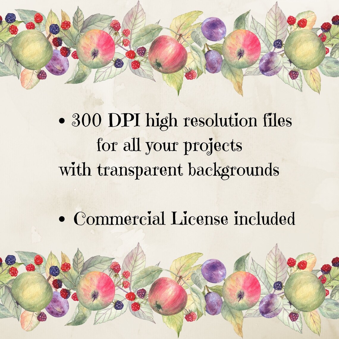 Apple Picking Clipart, Watercolor Apples Clipart, Apple Orchard ...