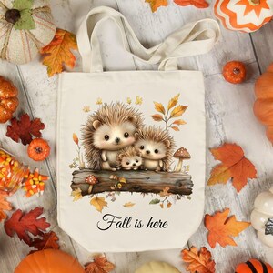 Autumn Woodland Animal Clipart, Cute Fall Animals, Digital Download ...