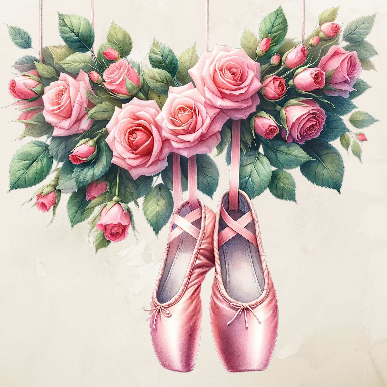 Ballet Slippers Clipart, Pink Ballet Slippers Clipart, Dance Shoes PNG ...