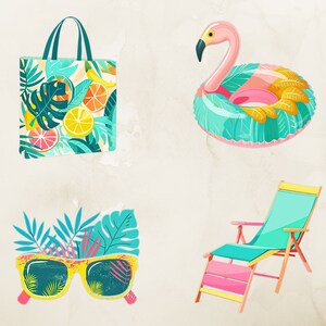 Pool Party Png Clipart, Summer Party Clip Art, Tropical Pool ...