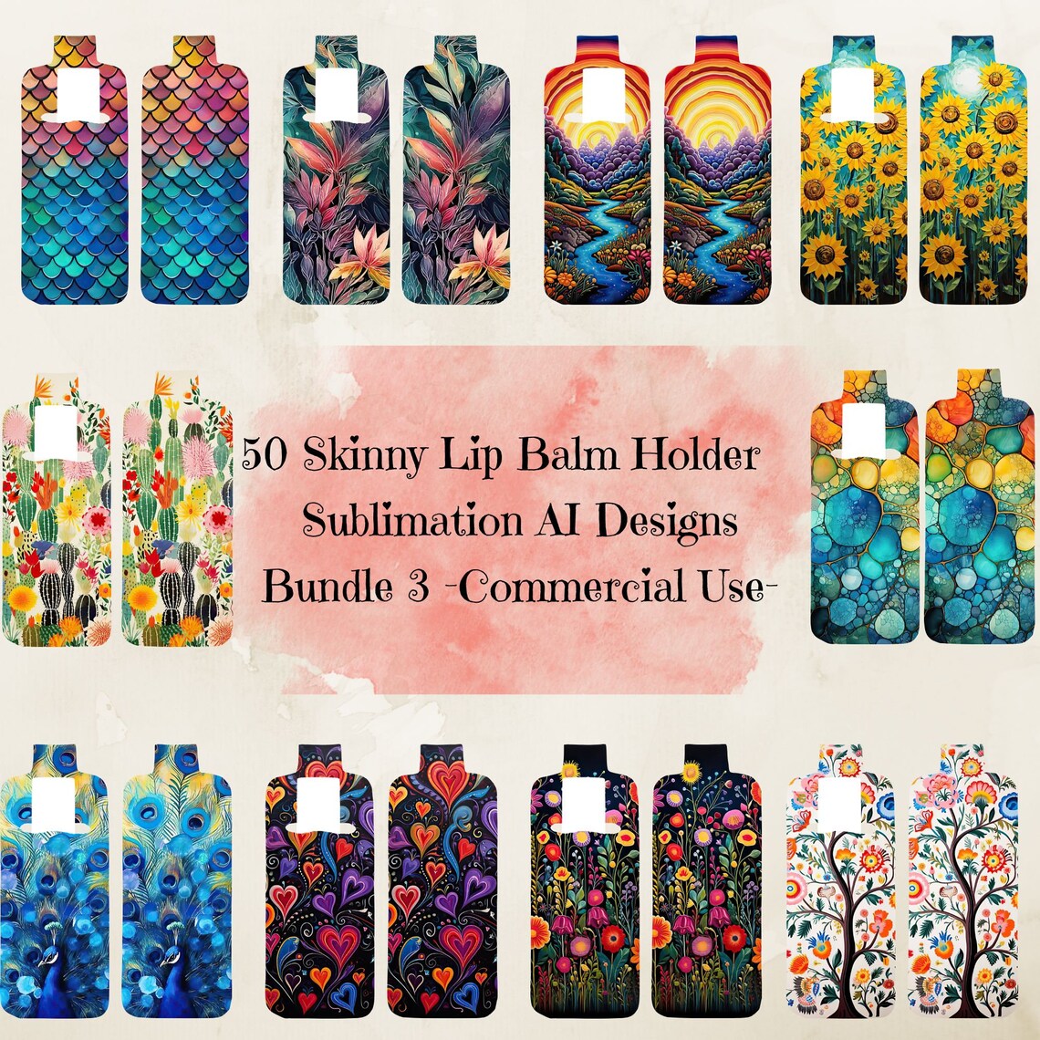 Chapstick Sublimation Designs, Lip Balm Designs, Lip Balm Sublimation ...