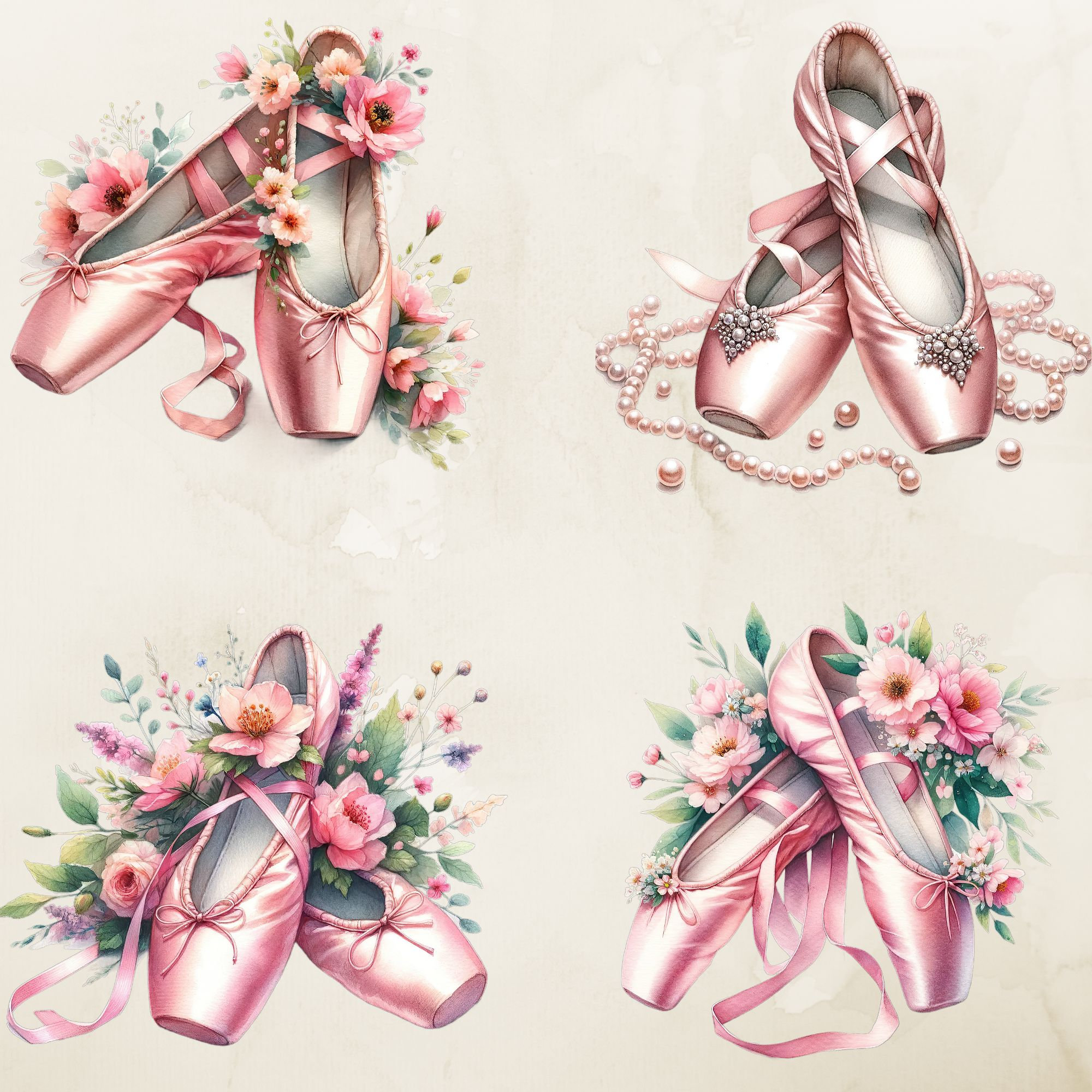 Ballet Slippers Clipart, Pink Ballet Slippers Clipart, Dance Shoes PNG ...