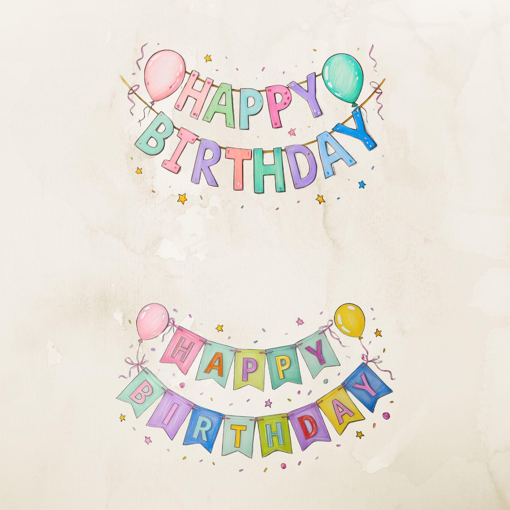 Birthday Candles Clipart, Birthday Clipart Bundle, Digital Candle Art ...
