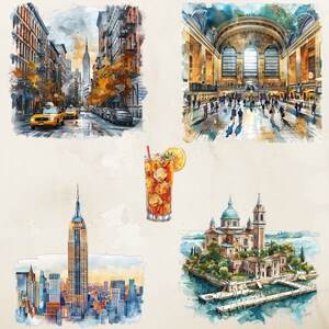 New York City Clipart, Nyc Clipart, New York Travel Clip Art, New York ...