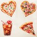 Heart Pizza Clipart, Pizza Valentine Png, Pizza Png, Valentine ...