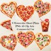 Heart Pizza Clipart, Pizza Valentine Png, Pizza Png, Valentine ...