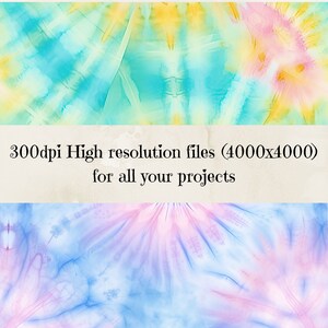 Pastel Tie Dye Digital Paper, Pastel Rainbow Tie Dye Digital Paper, Tie ...