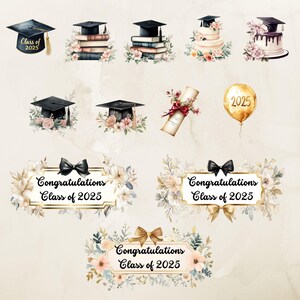 Watercolor Graduation Png Clipart, Graduation PNG Illustrations, Class ...