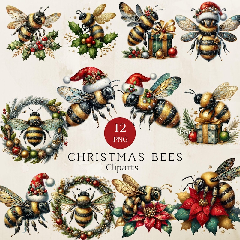 Honey Bee Clipart - Etsy