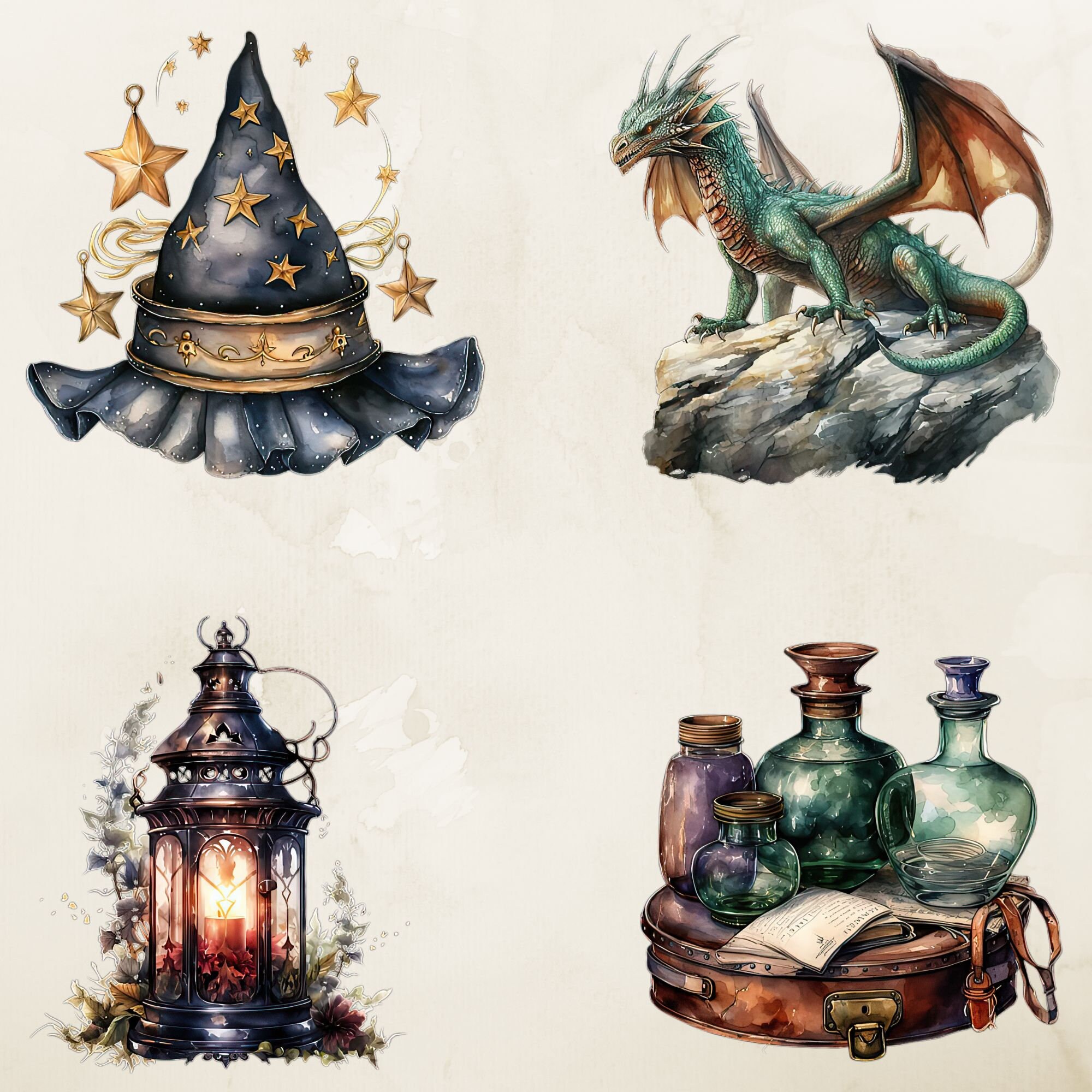 Wizard Academy Png Clip Art Bundle, Wizard Clipart, Wizard Academy Png ...