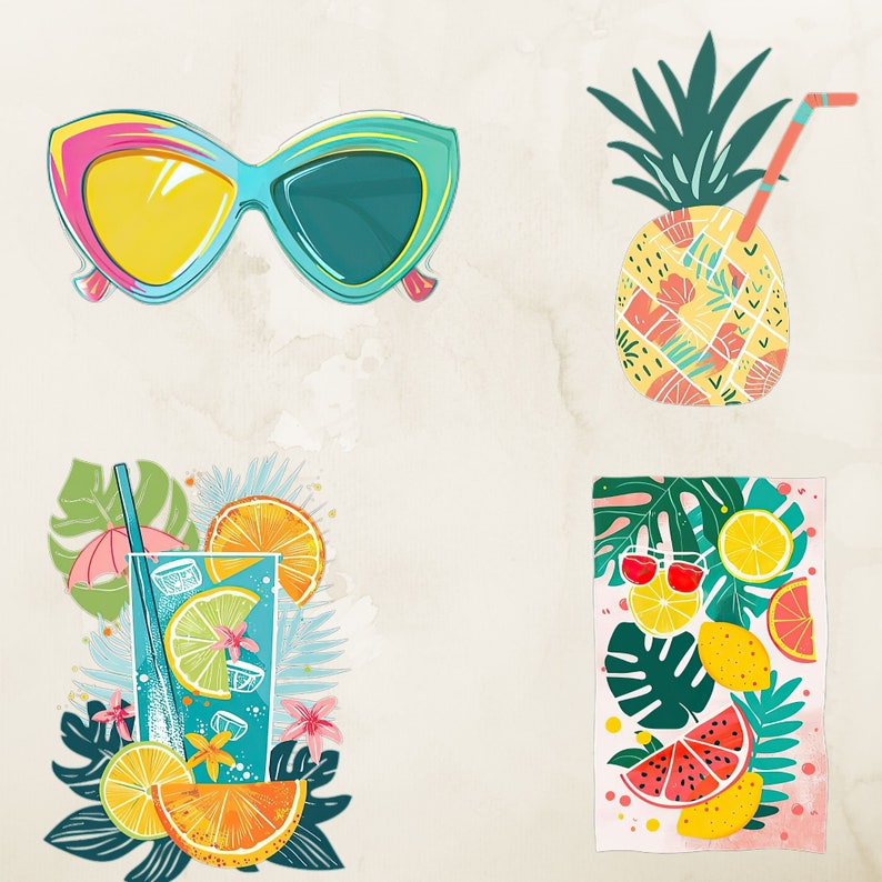 Pool Party Png Clipart, Summer Party Clip Art, Tropical Pool ...