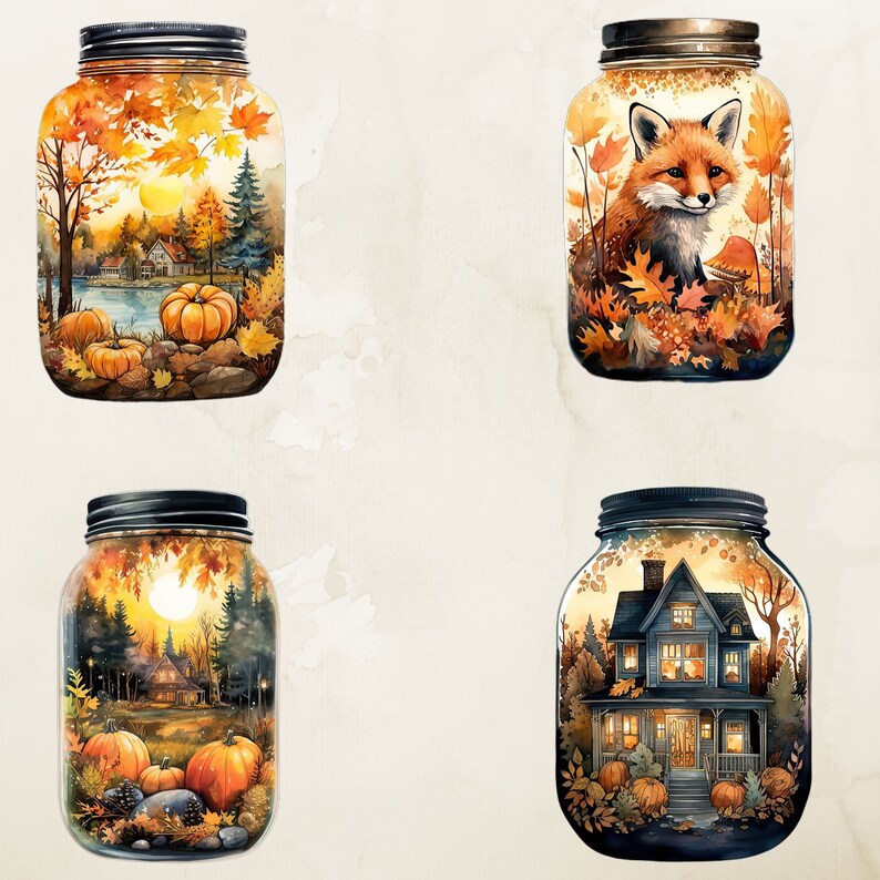 Autumn in a Jar Clipart, Sunflower Fall Mason Jar Png, Flowers in a Jar ...