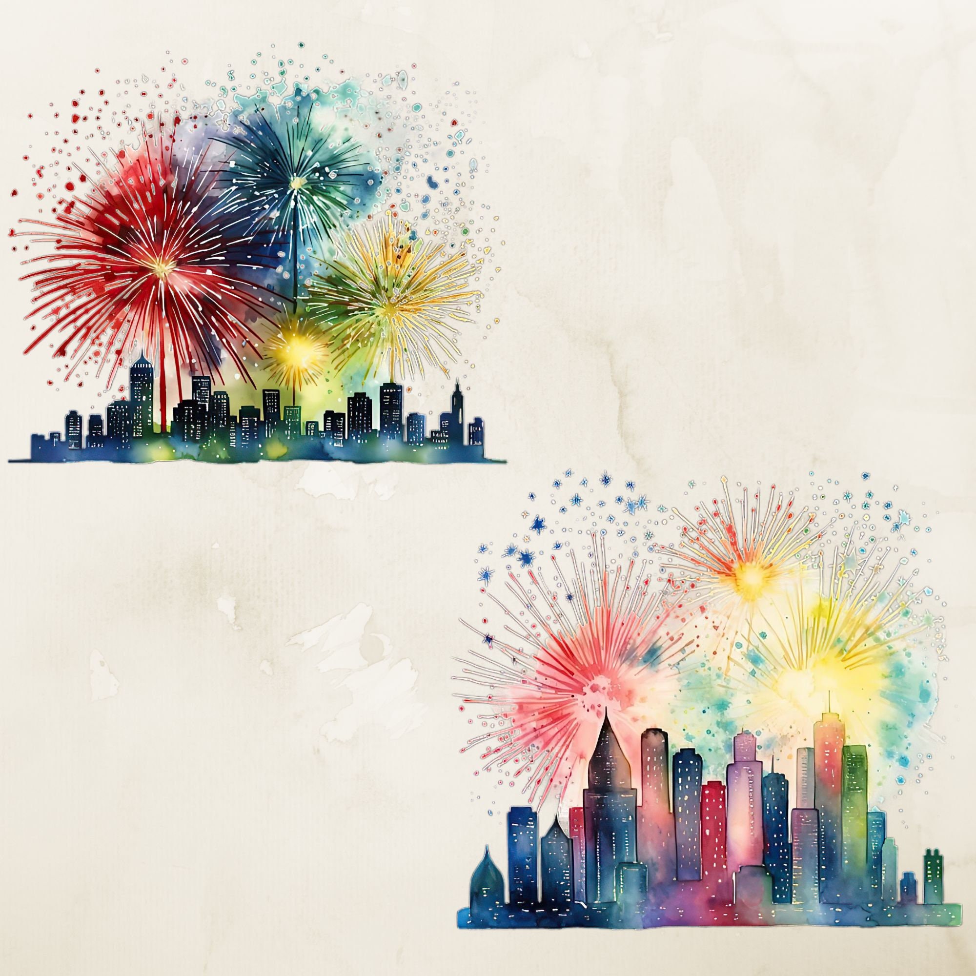 Fire Works Clipart, New Year Clipart, Fireworks Clip Art, New Years ...