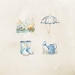 April Showers Clipart, Cute Spring Digital Art, Watercolor Spring ...