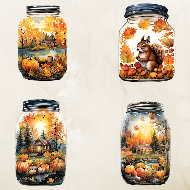 Autumn in a Jar Clipart, Sunflower Fall Mason Jar Png, Flowers in a Jar ...