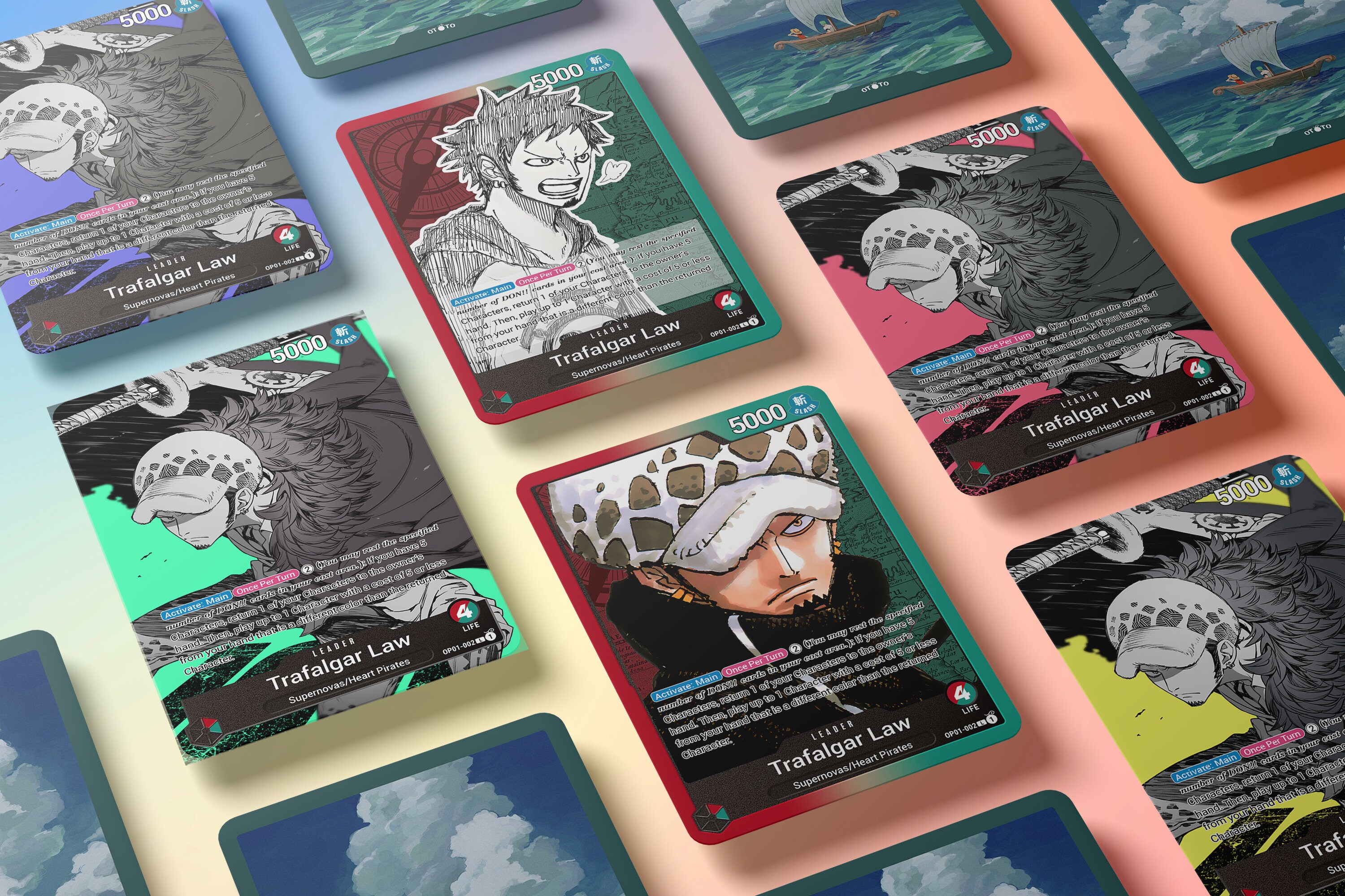 CUSTOM Leader ONEPIECE TCG Trafalgar Law - Etsy Canada