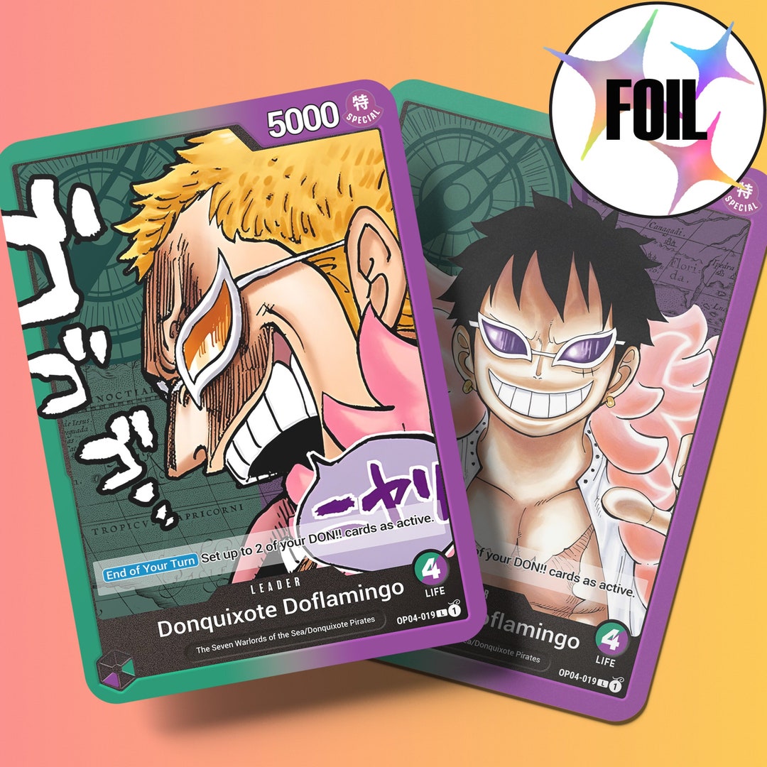 CUSTOM Leader ONEPIECE TCG - G/P Doflamingo - Etsy