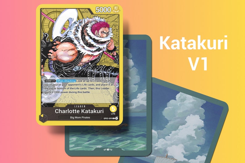CUSTOM Leader ONEPIECE TCG - Katakuri - Etsy