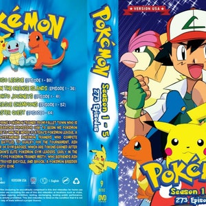 USA English Version DVD Pokemon Series Complete Season 1 20 - Etsy
