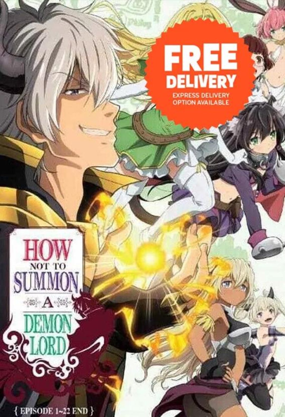 DVD Anime Series How Not to Summon a Demon Lord Ω Season 1 & 2: VOL. 1 ...