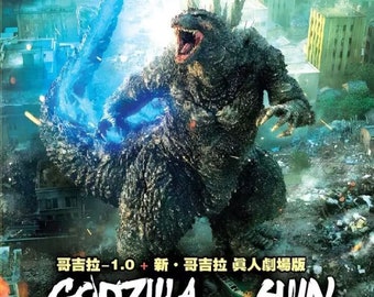 DVD GODZILLA Minus Oone + Shin Godzilla Live Action Movie English ...
