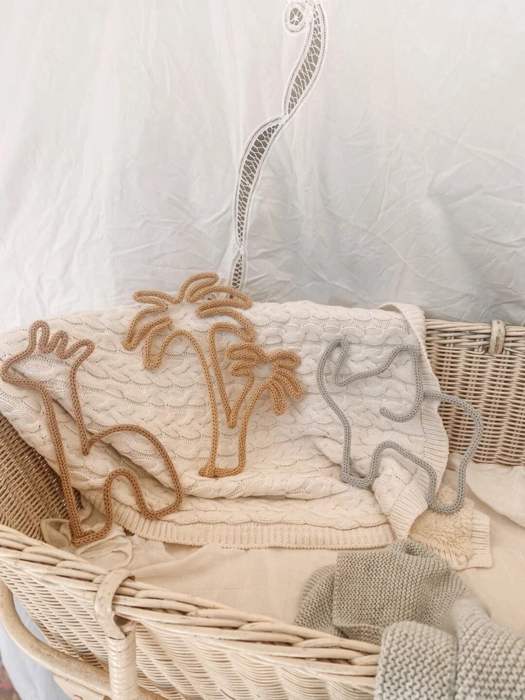 Elephant Knitted Wire Shape Wall Decor - Etsy