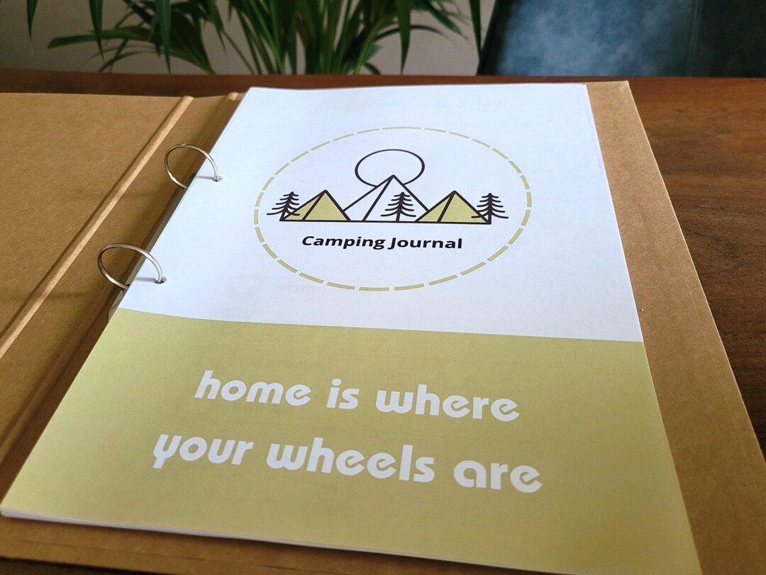 Printable Camping Journal Template | Camper Journal | RV Trip Journal ...