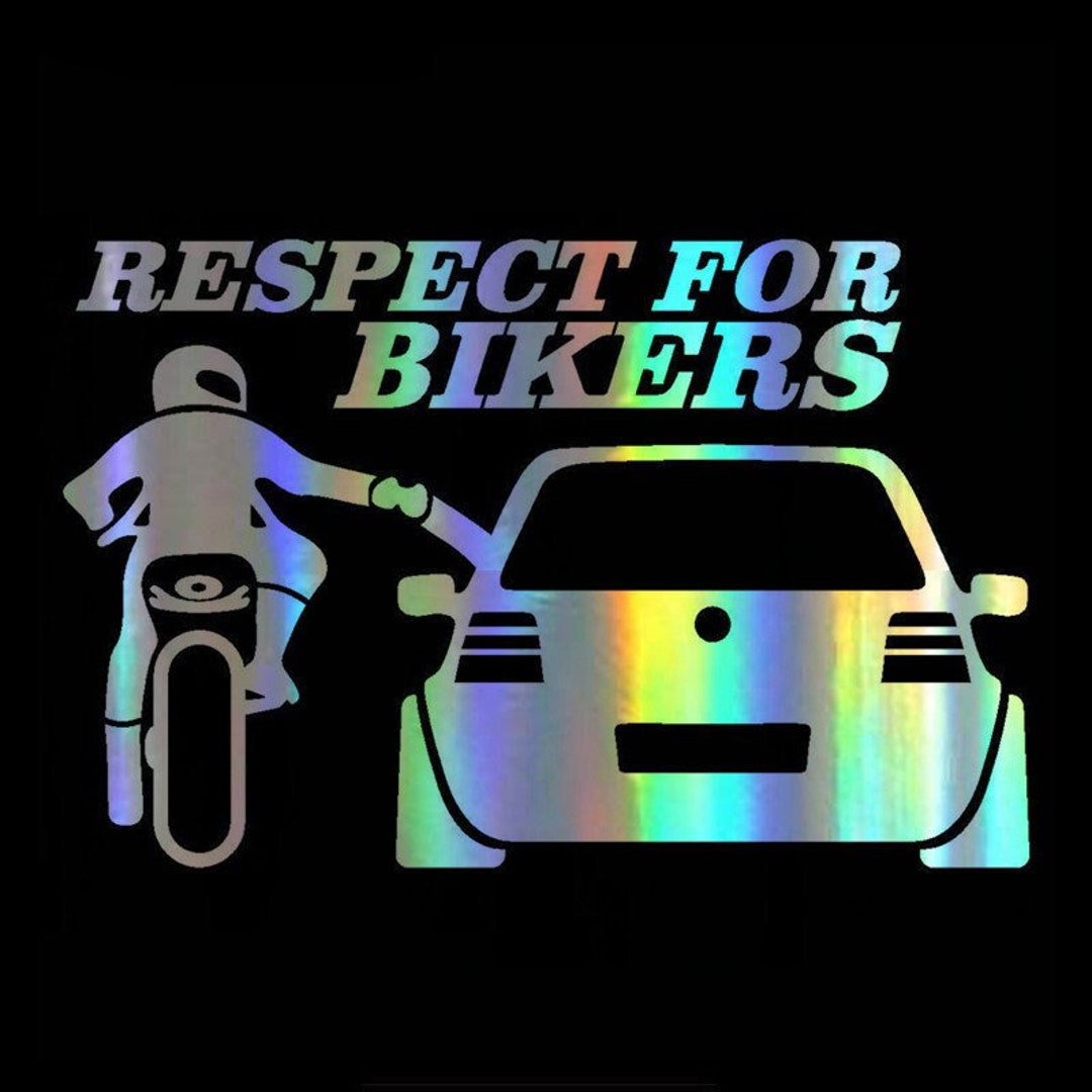 Respect for Bikers Car Sticker Decal Graphic - Etsy UK