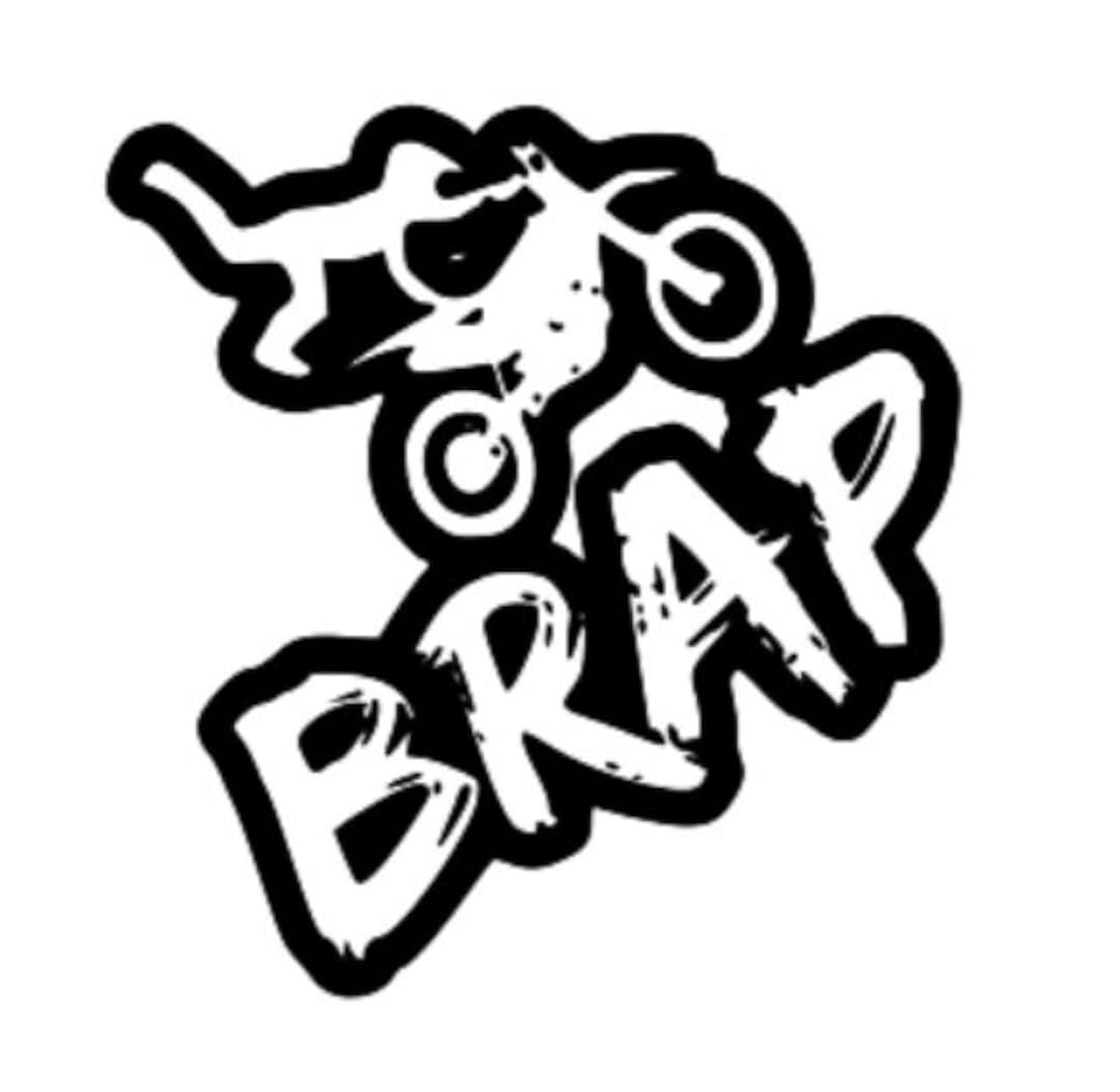 Brap Bike Sticker Decal Graphic - Etsy UK